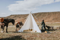 Ellis Canvas Tents: Prairie Tent - The Ultimate Cowboy Tipi